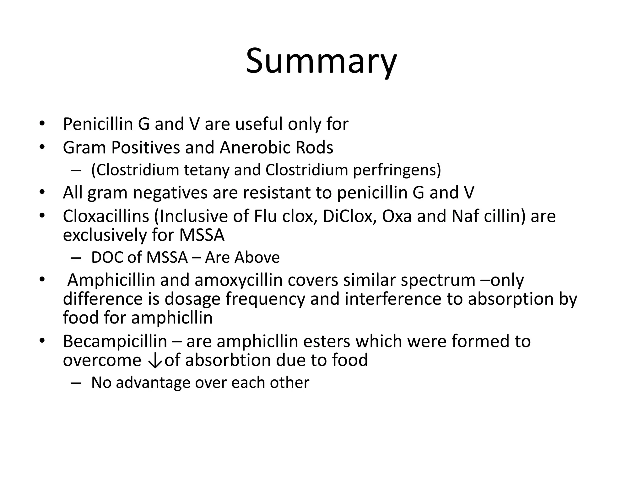 Spectrum of commonly used antibiotics | PPTX