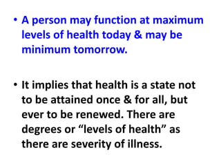 SPECTRUM OF HEALTH | PPTX