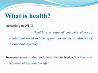 Spectrum of health | PPTX