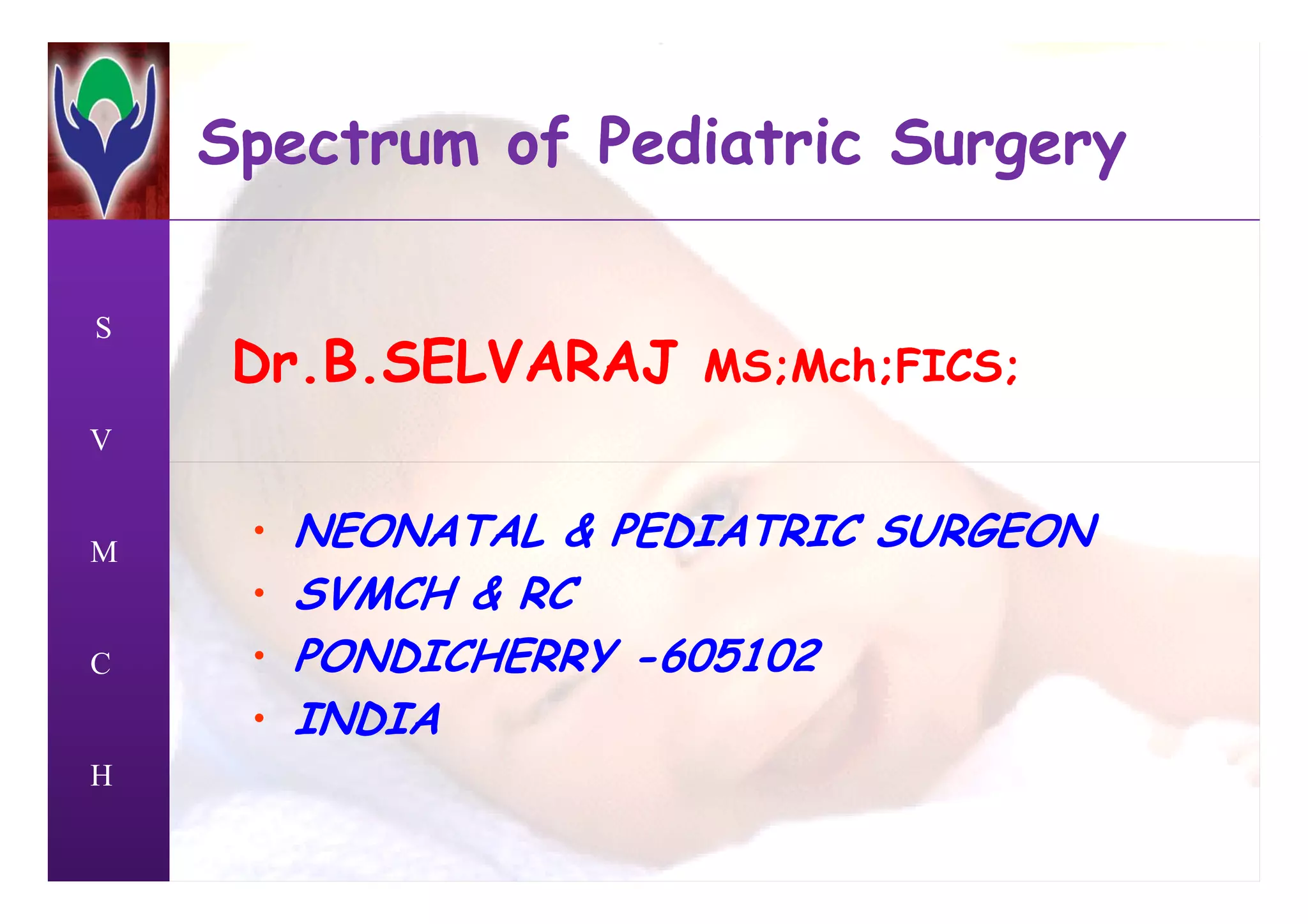 Pediatric Surgery spectrum | PDF