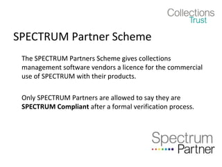 Spectrum partner schemeandcompliance(roadmap2012) | PPT