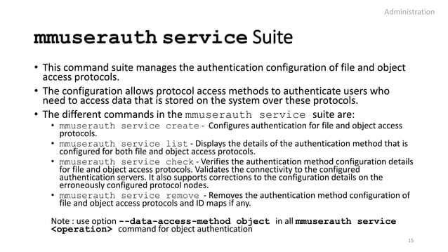 IBM Spectrum Scale Authentication For Object - Deep Dive | PPTX | Cloud Computing | Internet