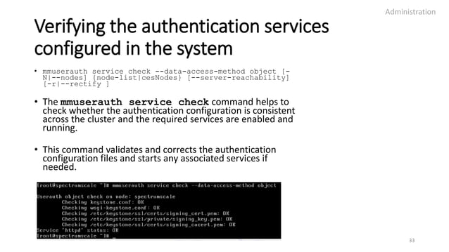 IBM Spectrum Scale Authentication For Object - Deep Dive | PPTX | Cloud Computing | Internet