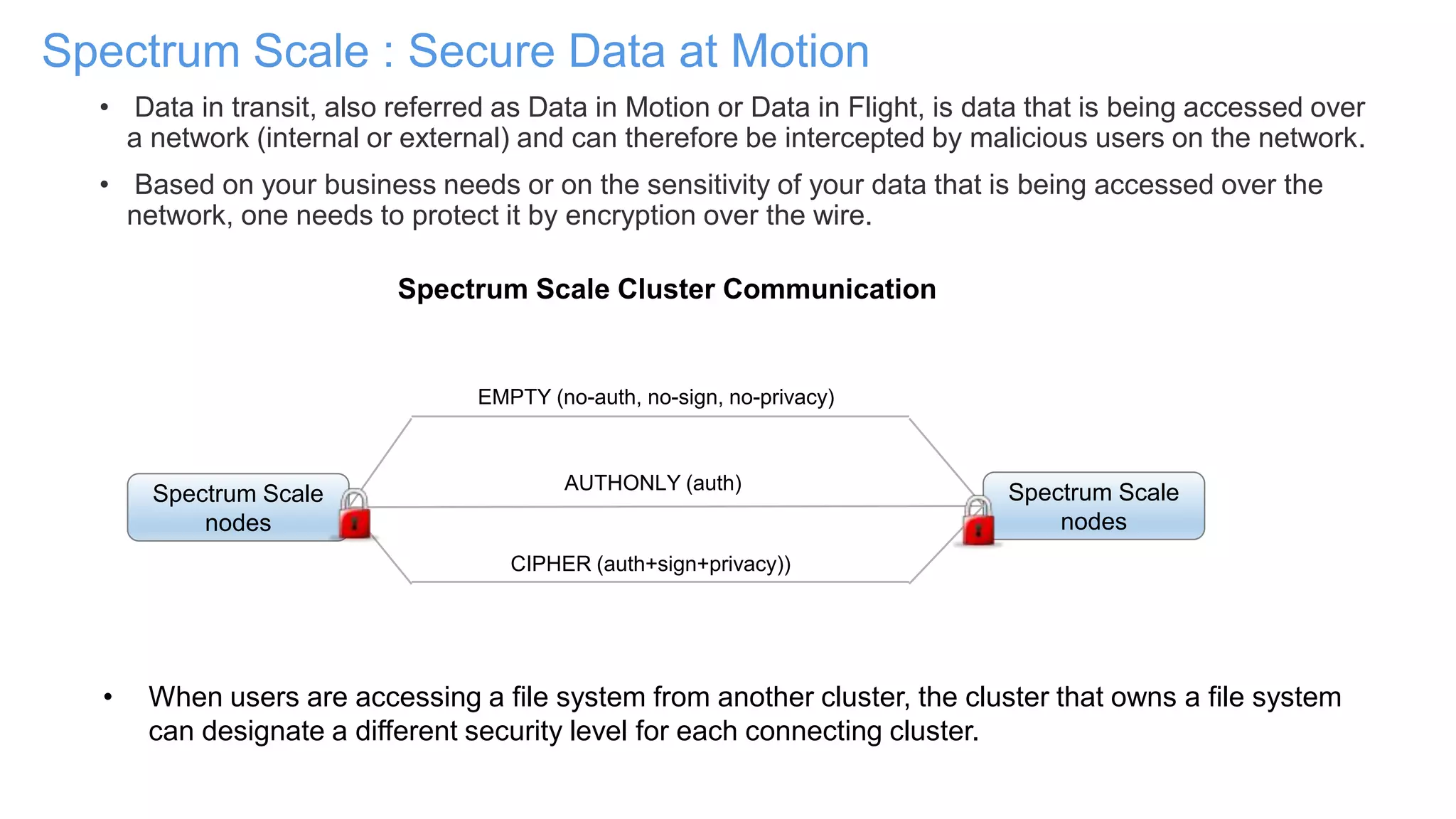 IBM Spectrum Scale Security | PPTX | Cloud Computing | Internet