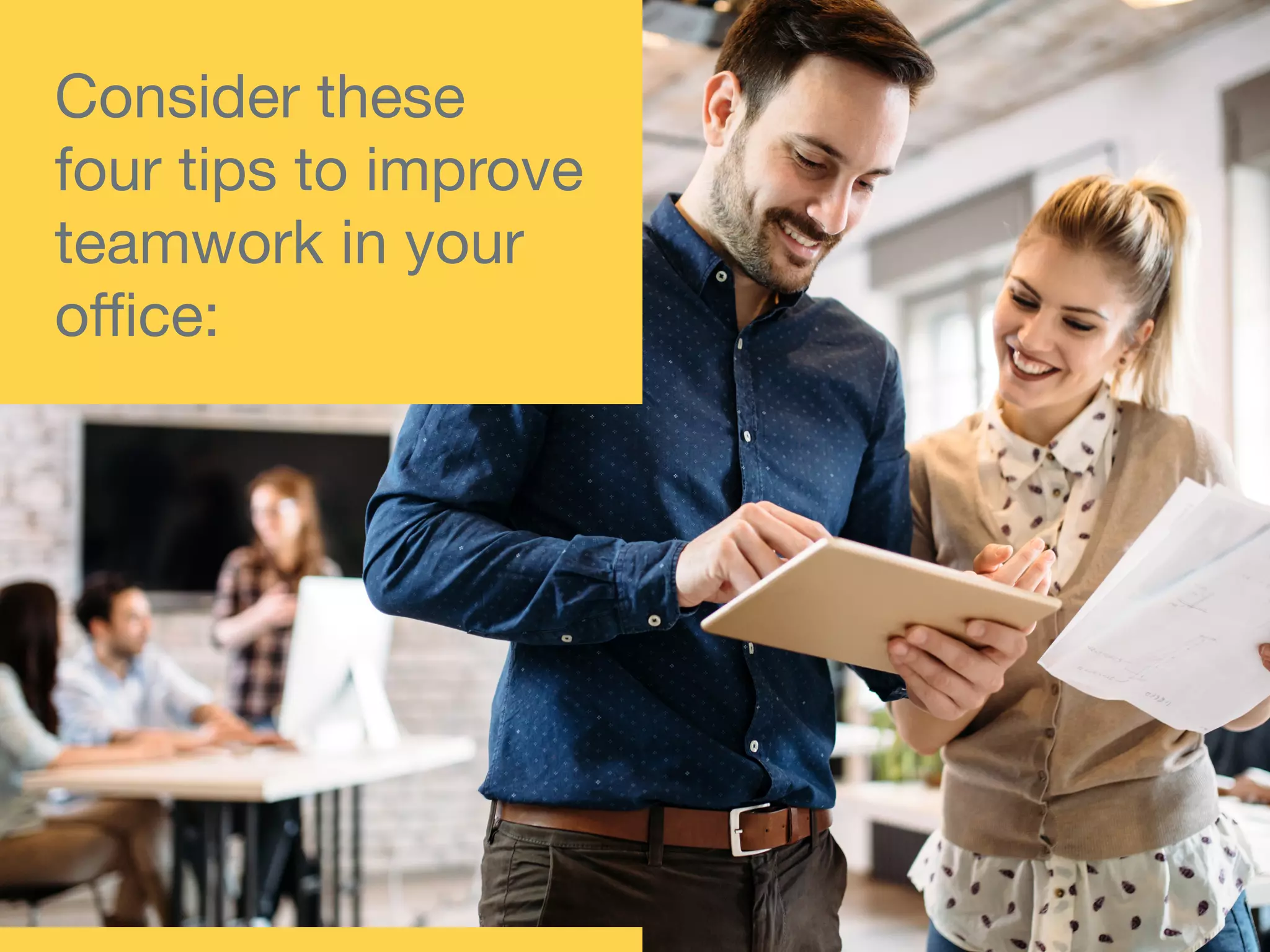 Four Ways to Encourage Teamwork Within the Office | PPT