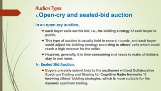 Spectrum Trading and types spectrum Trading and Auction | PPTX