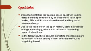 Spectrum Trading and types spectrum Trading and Auction | PPTX