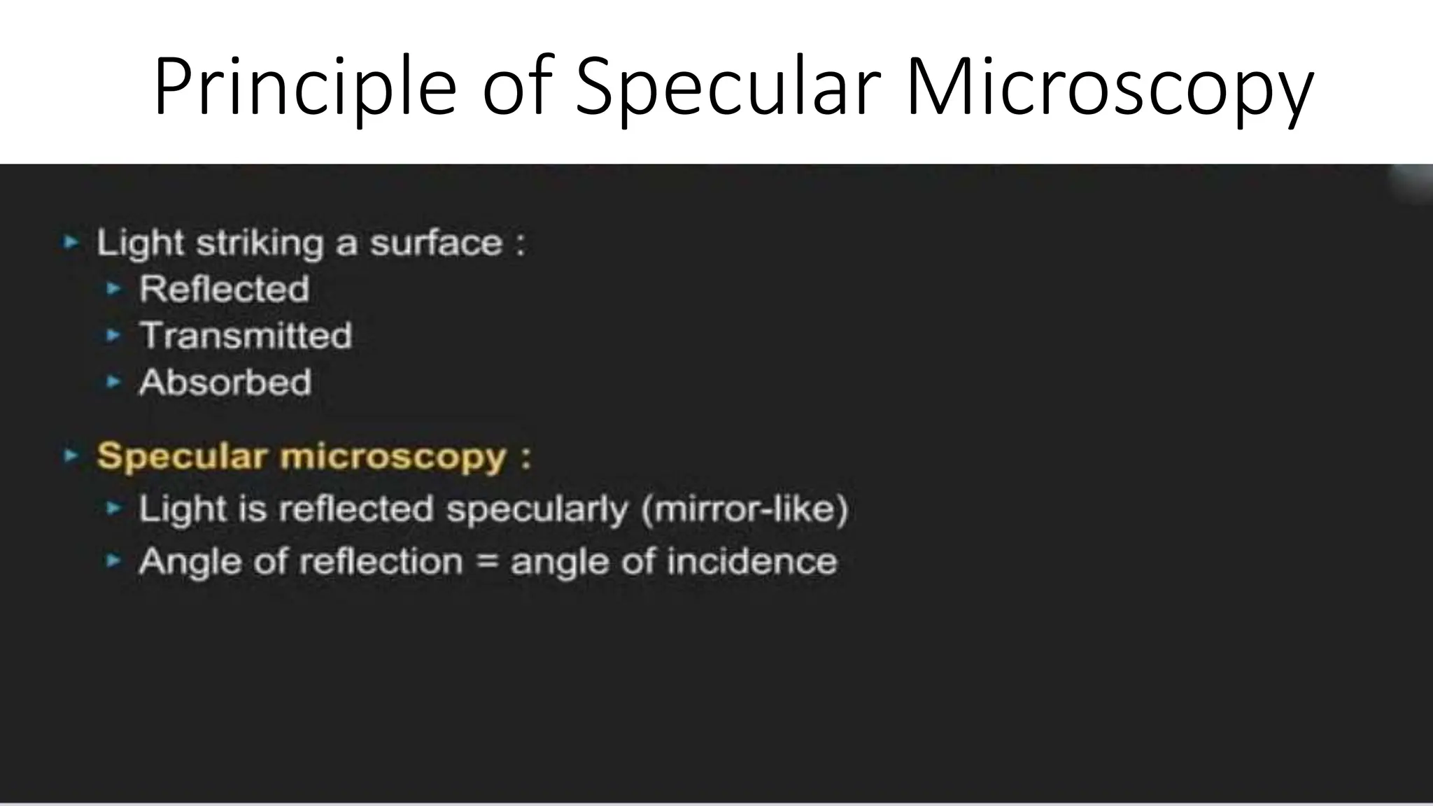 SPECULAR AND CONFOCAL MICROSCOPY IN EYE.pptx