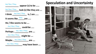 TOEIC Speaking Practice - Speculation Phrases | PPTX