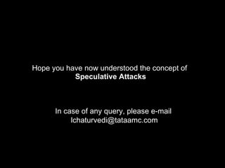 Speculative attacks | PPS