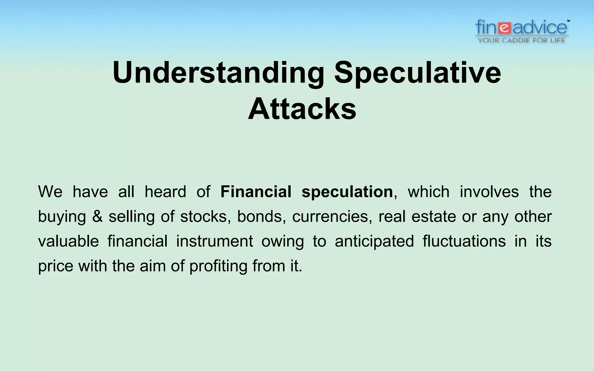 Speculative Attacks | PPT