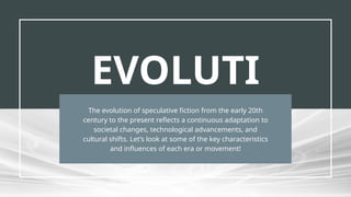 Speculative Fiction Genre Educational Presentation in Dark Natural ...