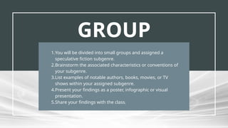 Speculative Fiction Genre Educational Presentation in Dark Natural ...