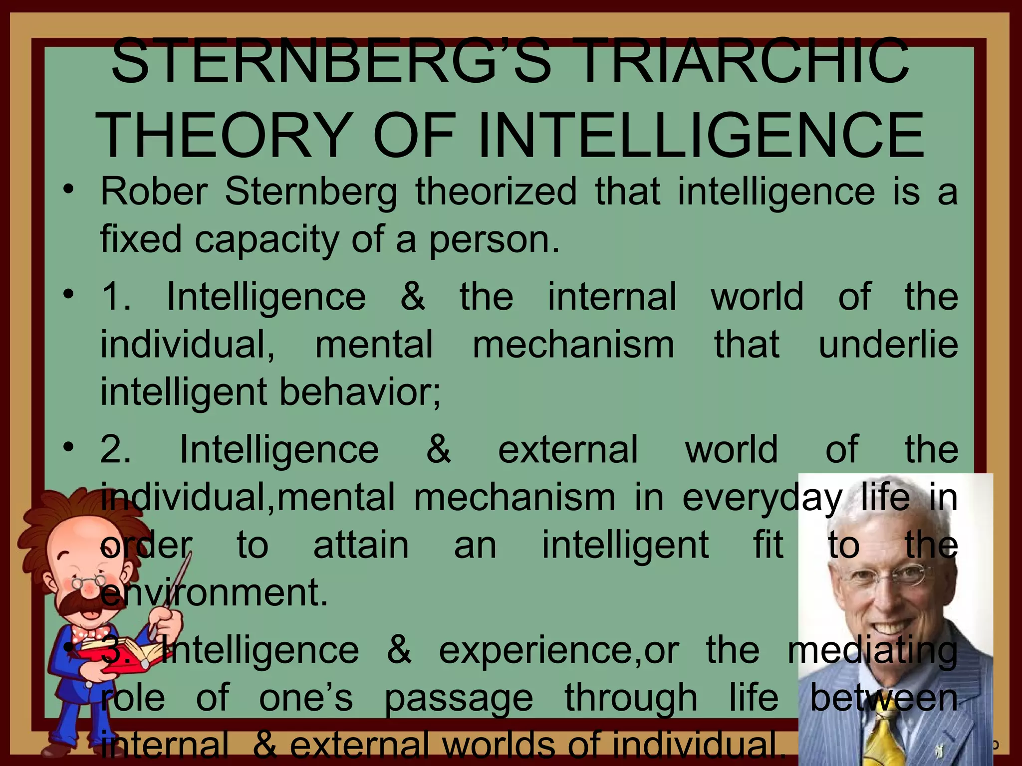 theories and Definitions of Intelligence | PPT