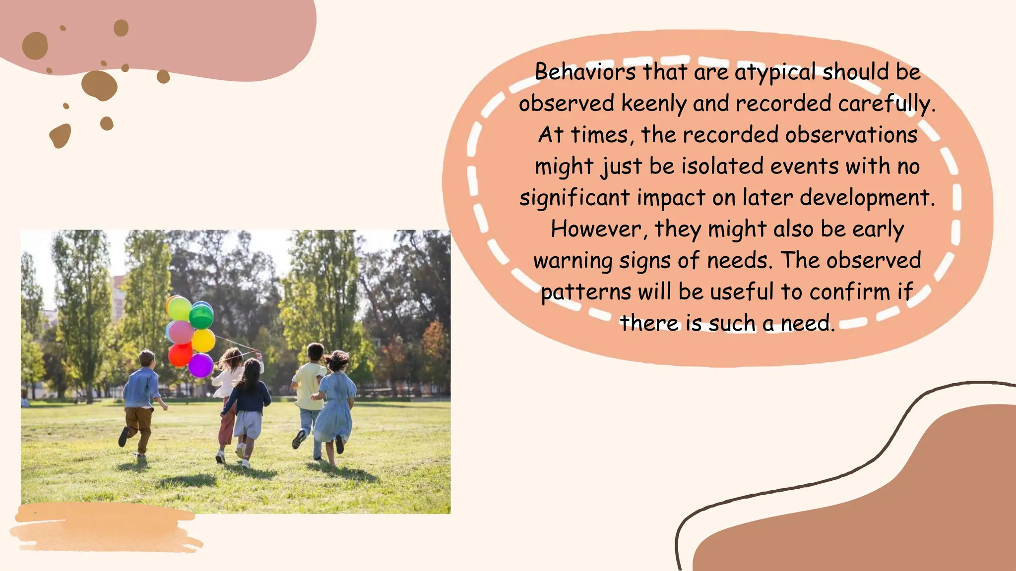 Special Education Report, Typical and Atypical Development of Children ...