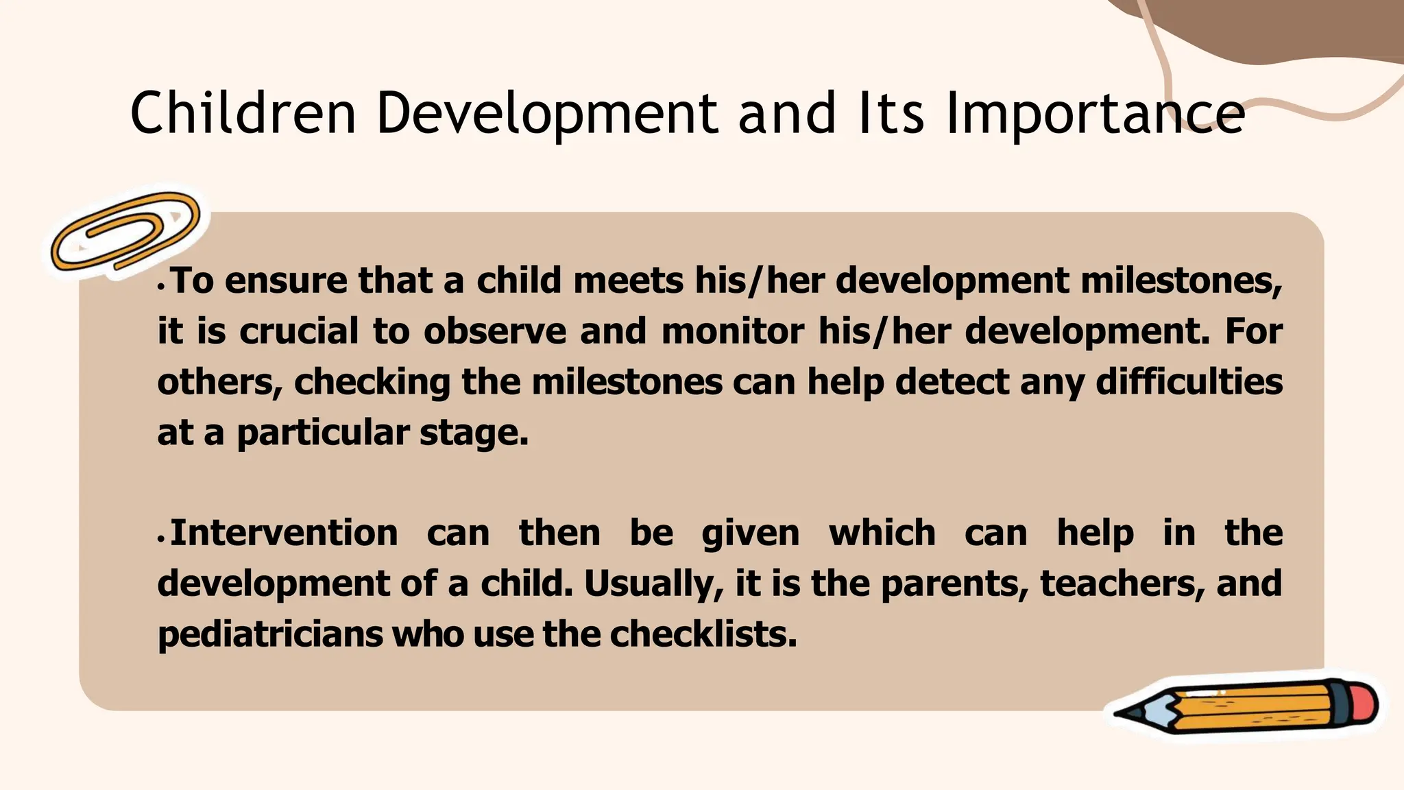 Special Education Report, Typical and Atypical Development of Children ...