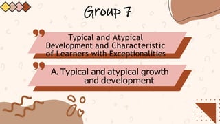 Special Education Report, Typical and Atypical Development of Children ...