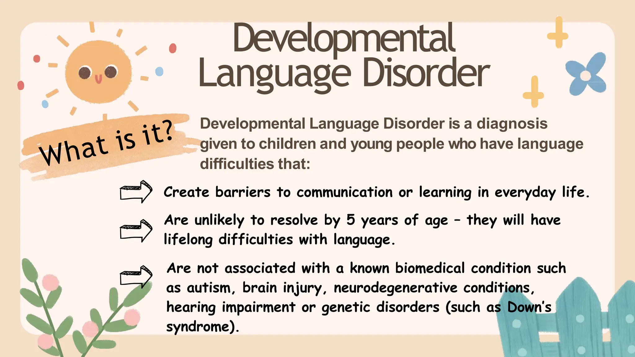 SPED 103 Report- Learners with Developmental Language Disorder | PPT