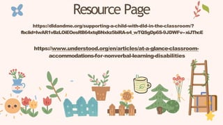 SPED 103 Report- Learners with Developmental Language Disorder | PPT