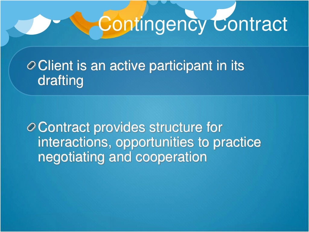 Contingency Contracts and Token Reinforcement