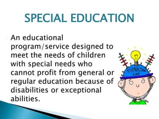 Foundations of Special Education | PPTX