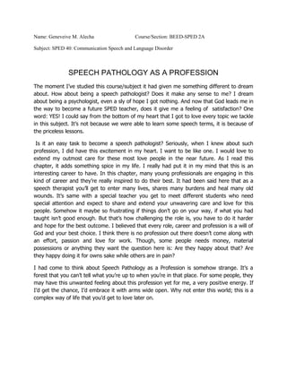 Sped 40 reflection | DOCX