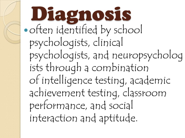 Sped 4 Learning Disability Definition and Types | PPTX | Brain and ...