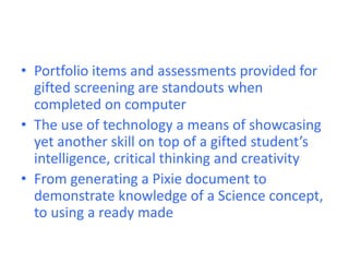 Technology for Gifted Learners Presentation | PPT