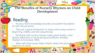 how to teach a child the nursery rhymes | PPTX