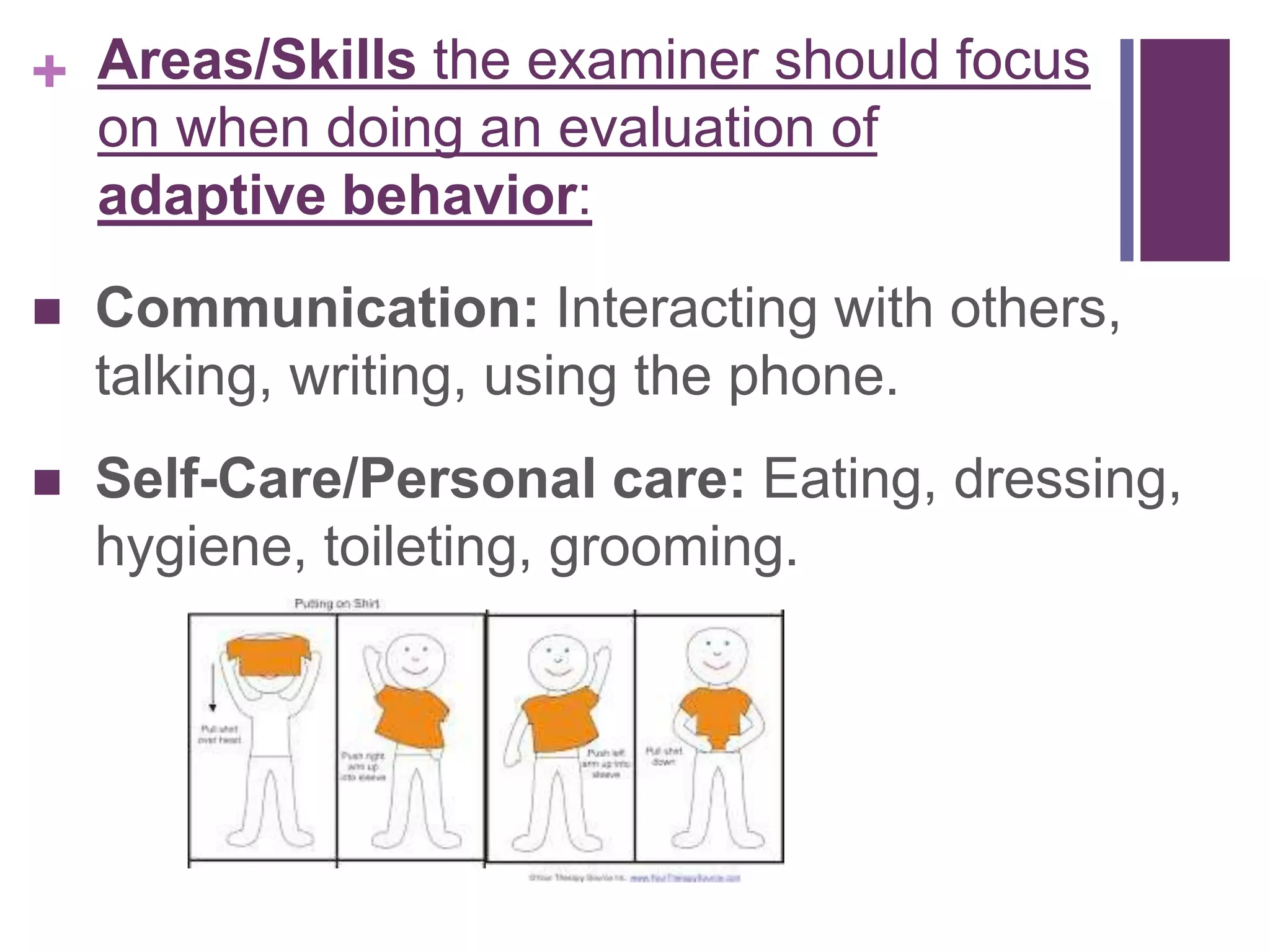 Assessment of Adaptive Behavior in Special Education | PPTX