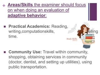 Assessment of Adaptive Behavior in Special Education | PPTX