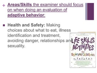 Assessment of Adaptive Behavior in Special Education | PPTX