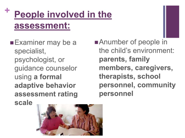 Assessment of Adaptive Behavior in Special Education | PPTX