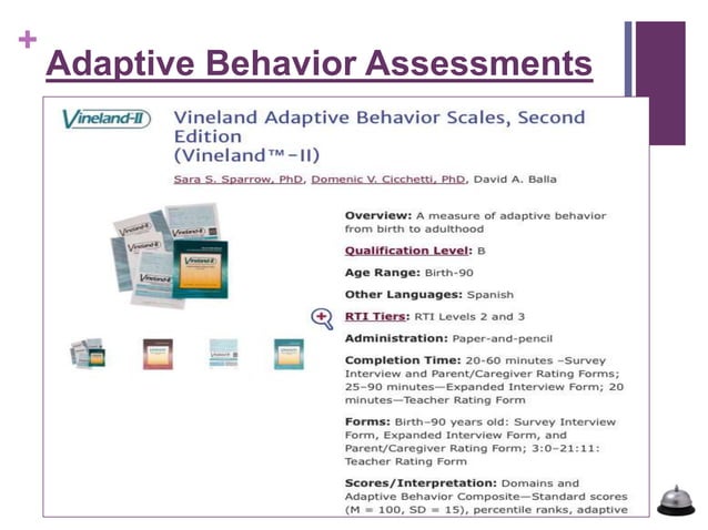 Assessment of Adaptive Behavior in Special Education | PPTX