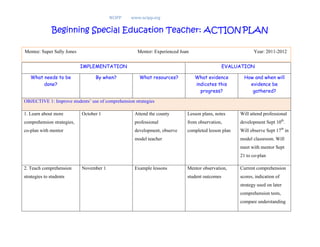 Sped and inclusive education action plan | PDF