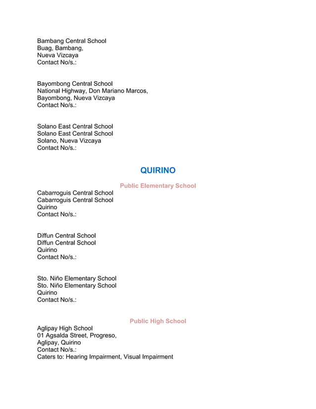 Sped centers in the Philippines | PDF