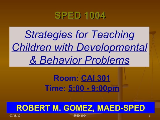 Sped educational placement | PPT | Mental Health | Diseases and Conditions