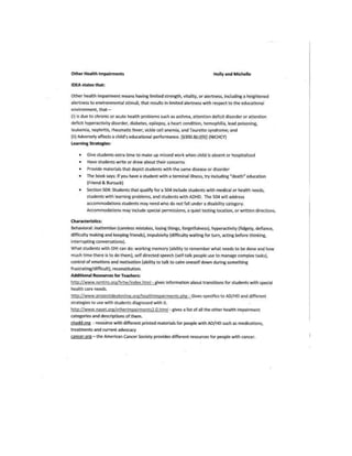 Sped handouts | DOCX