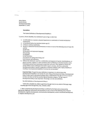 Sped handouts | DOCX