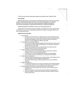 Sped handouts | DOCX