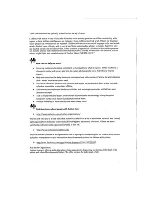 Sped handouts | DOCX
