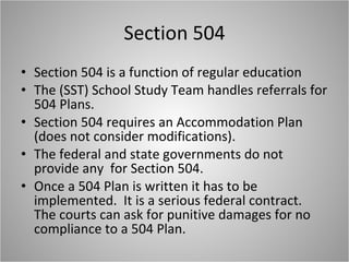 Special Education Overview | PPT