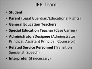 Special Education Overview | PPT