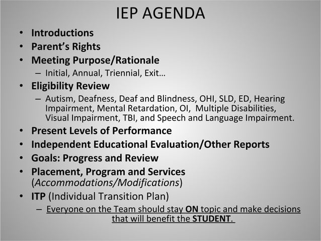 Special Education Overview | PPT