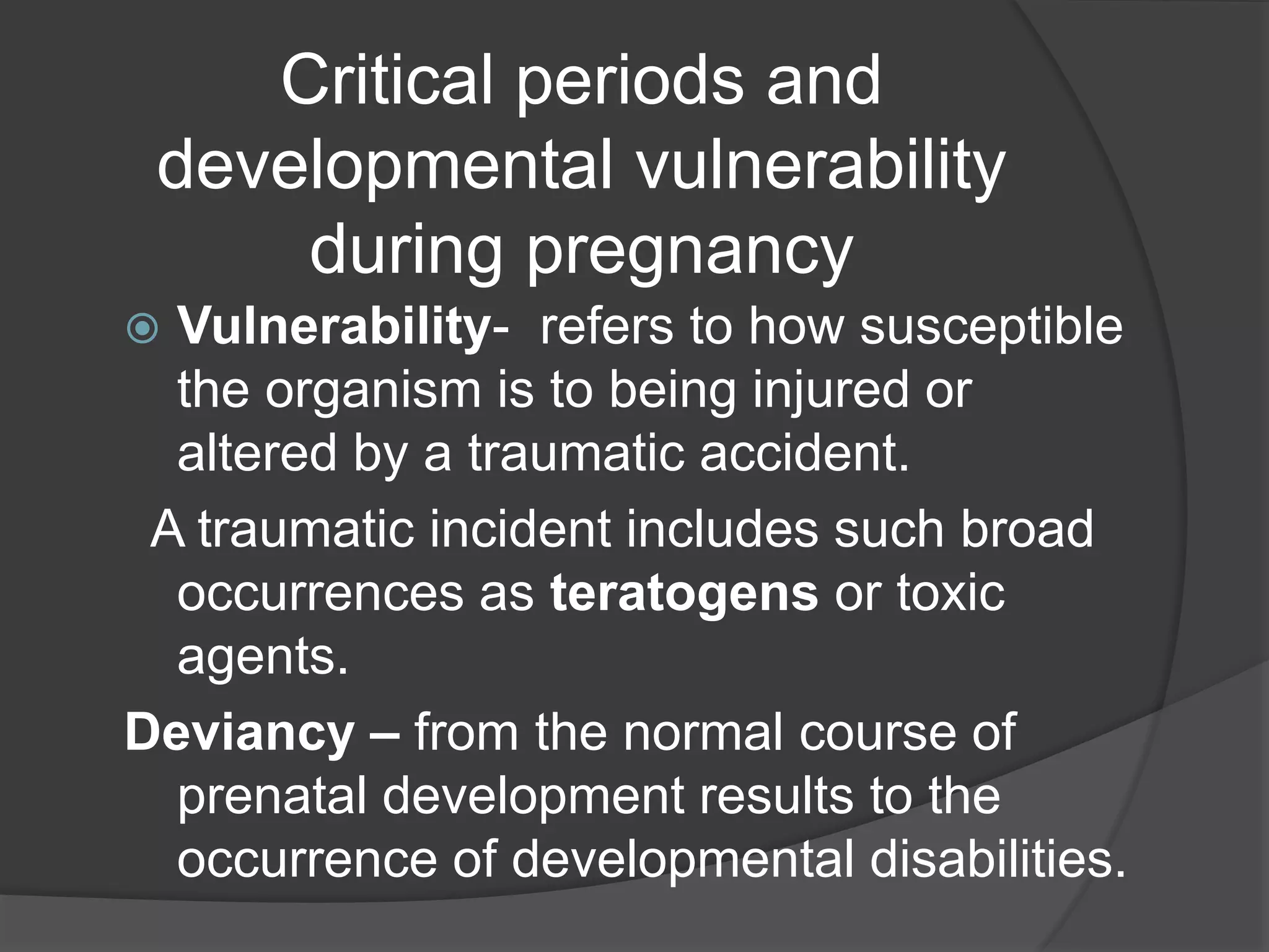 The Biological and environmental causes of Developmental Disabilities ...