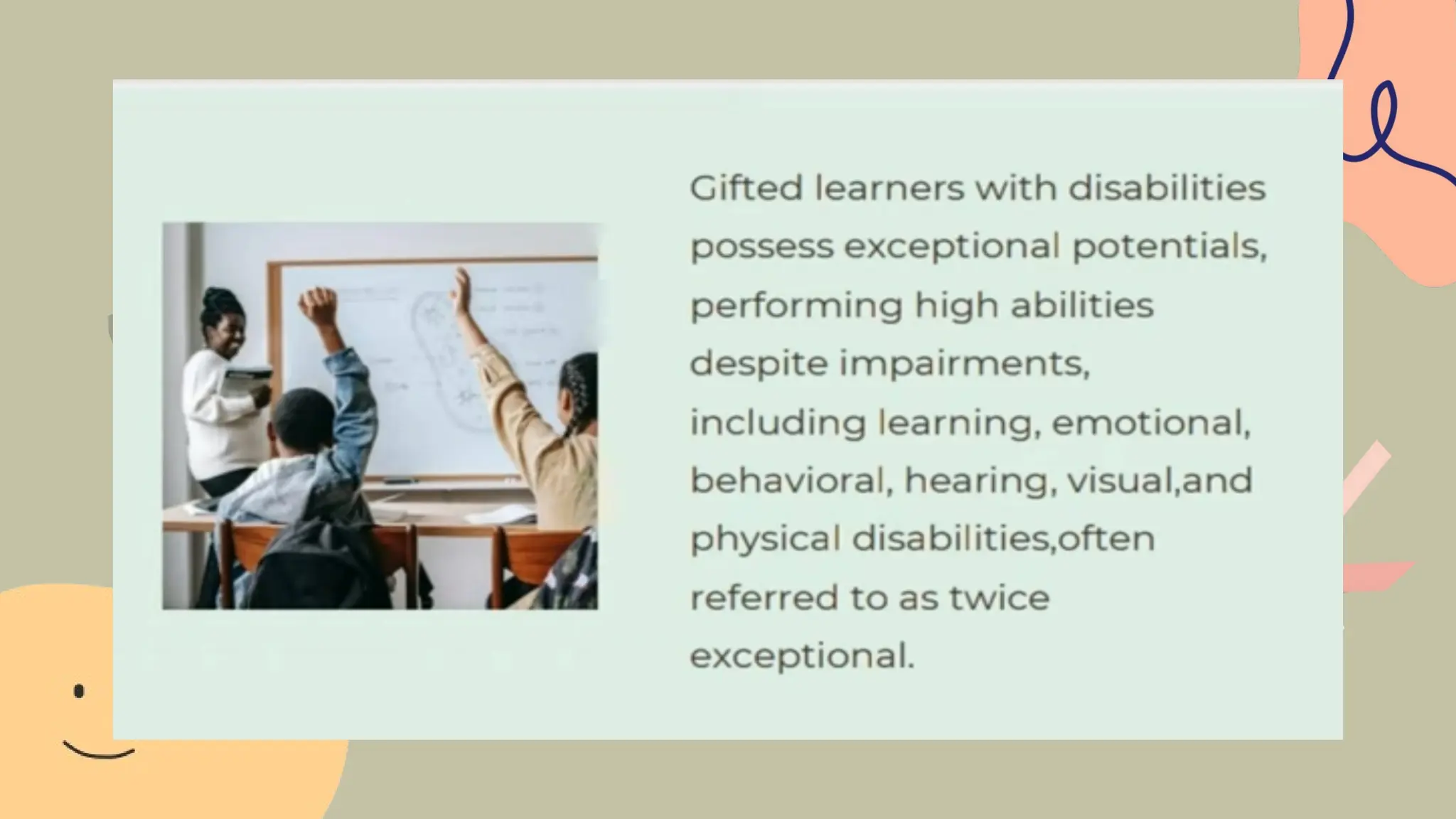 SpEd report about special needs for learners | PPT