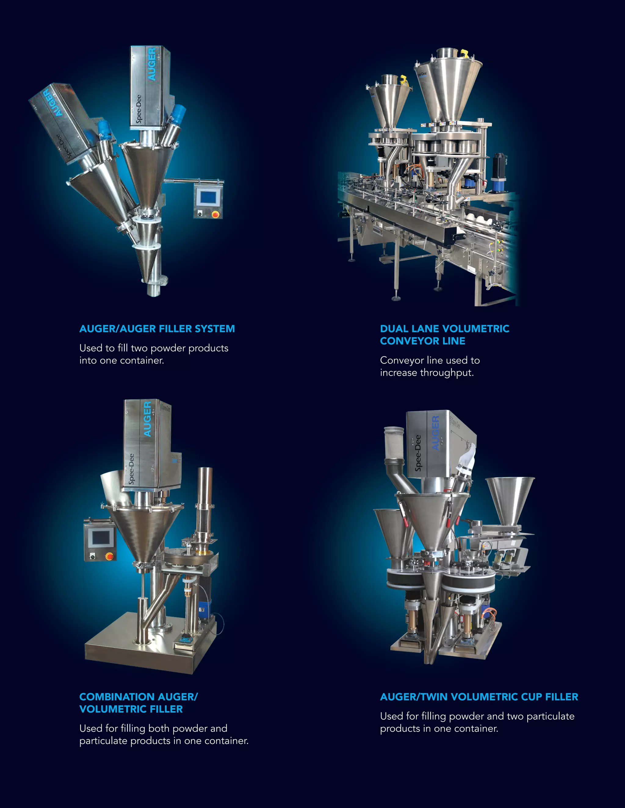 Spee-Dee Manufacturing Product Brochure... Reduce your downtime and ...