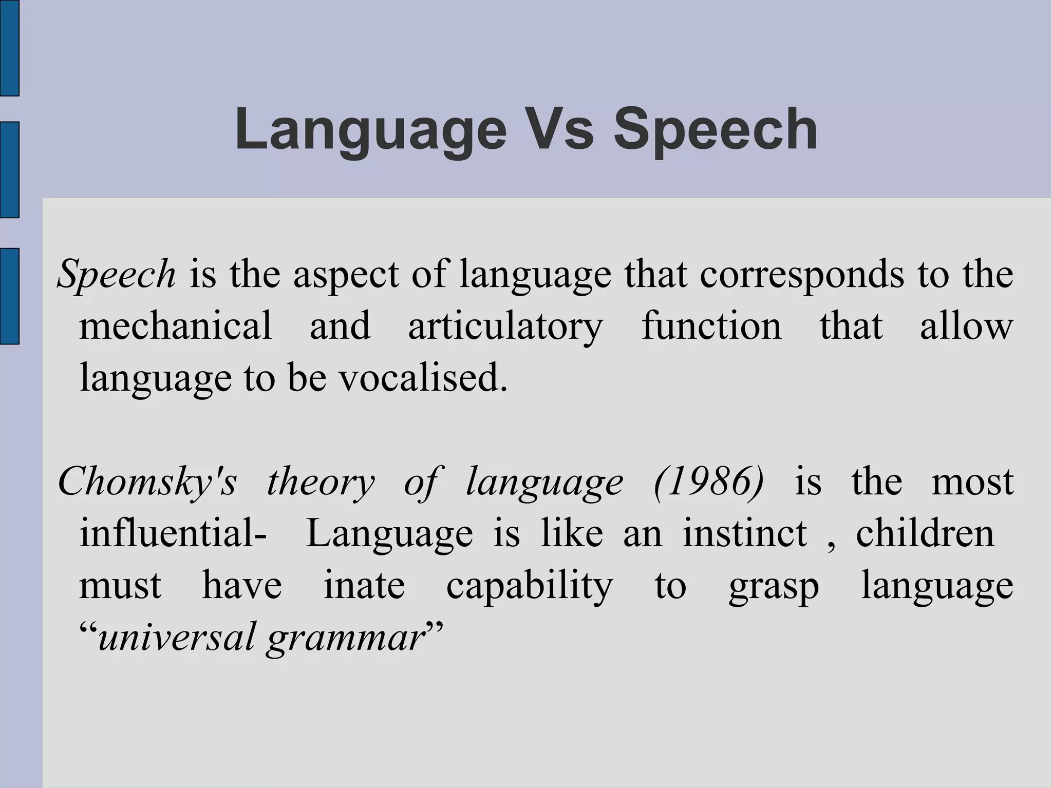 Speech and language disorders | PPT