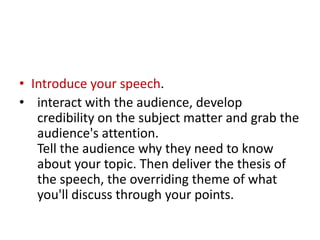 Speech | PPT