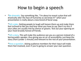 Speech | PPTX